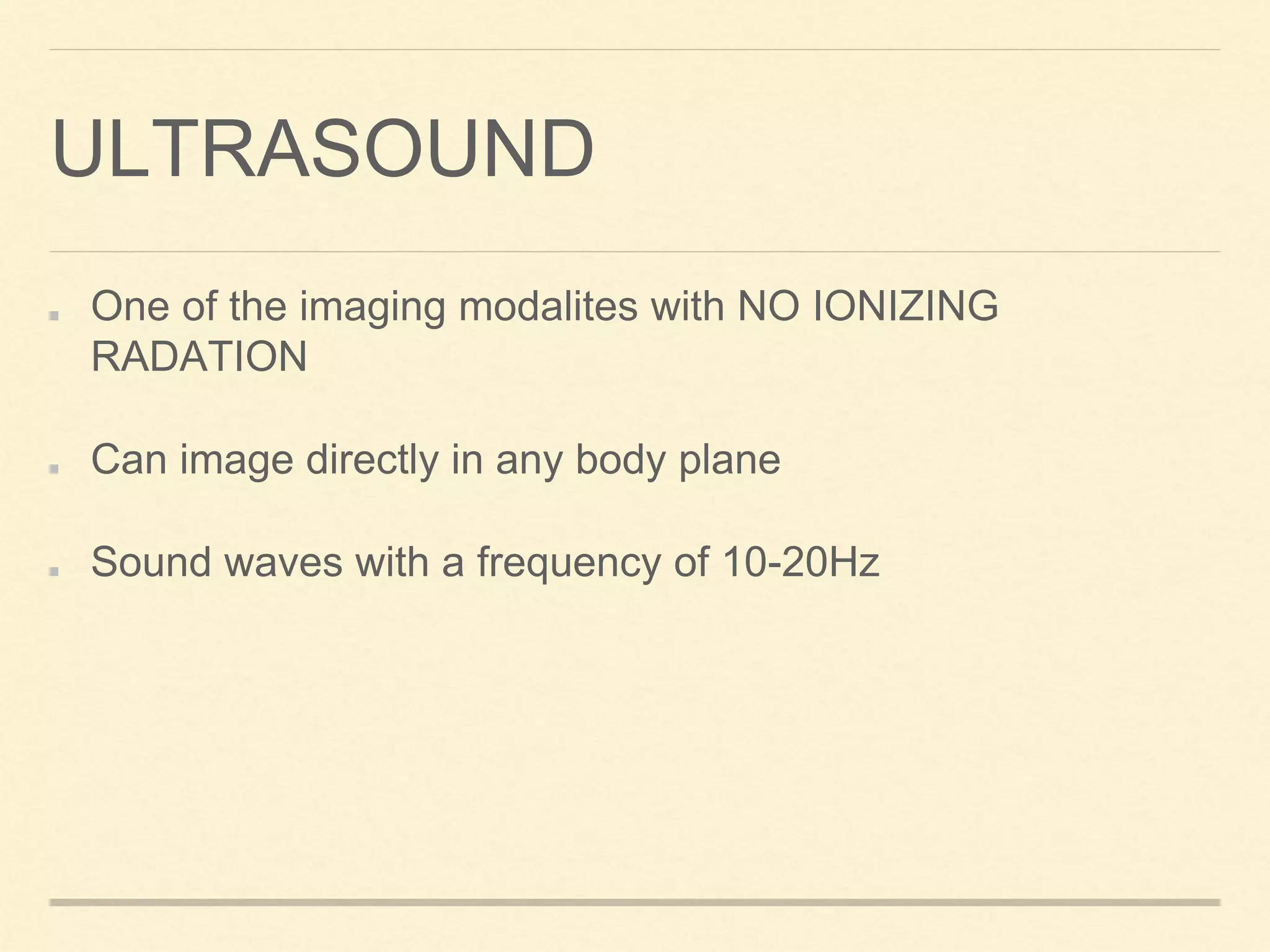 PRINCIPLE OF ULTRAOUND | PPTX