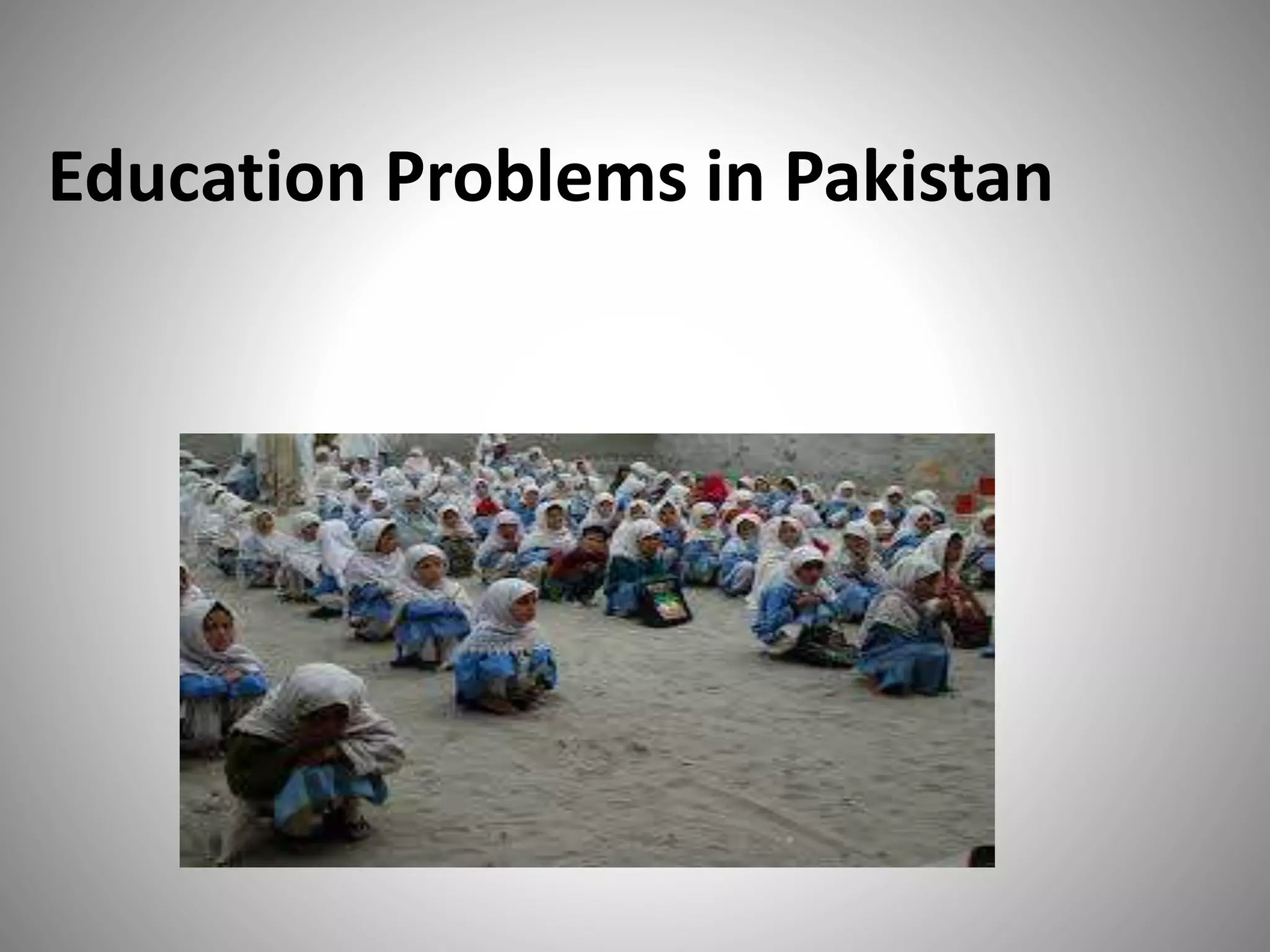 Social and Economic problems in Pakistan | PPTX