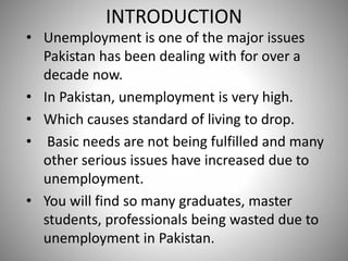 Social and Economic problems in Pakistan | PPTX