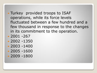 Presentation of Turkey-Afghanistan Relations | PPT