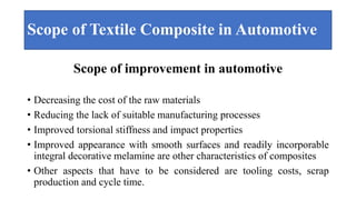 Scope of Textile Composite | PPTX
