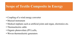 Scope of Textile Composite | PPTX