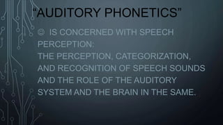 Phonetics And Phonology Presentation | PPTX