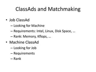 Presentation 15 condor-v1 | PPTX | Operating Systems | Computer Software and Applications