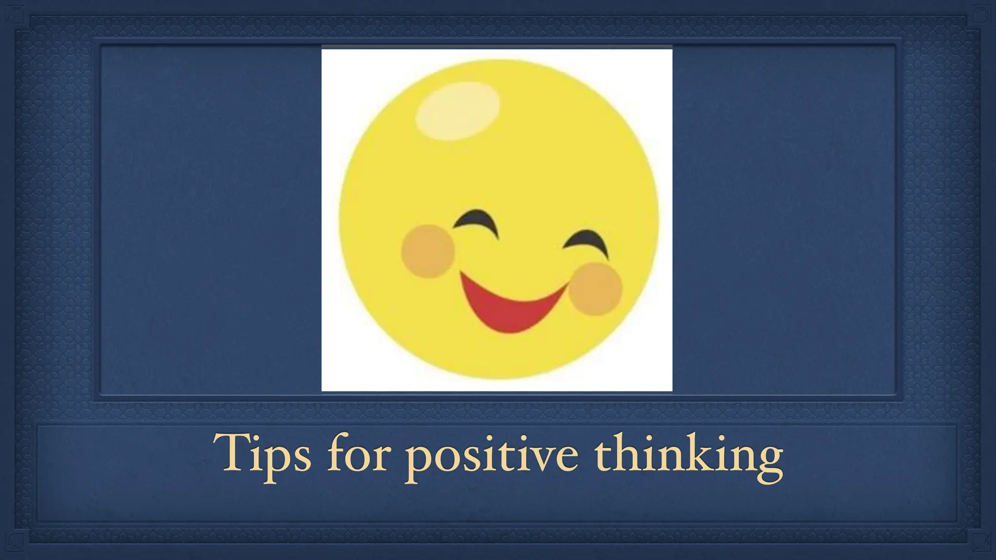 Power of positive thinking ppt by kingxgaming | PDF