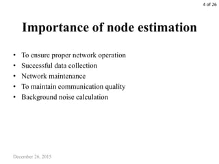 Impact of Signal Length in CrossCorrelation Based Underwater Network Size Estimation | PPT