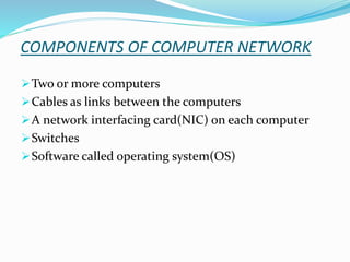 Network | PPTX | Computer Networking | Computing