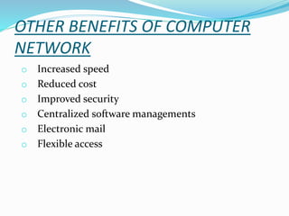 Network | PPTX | Computer Networking | Computing