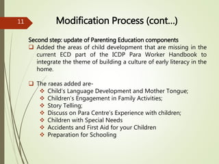 Building a Culture of Early Literacy into Parenting Practices for ...