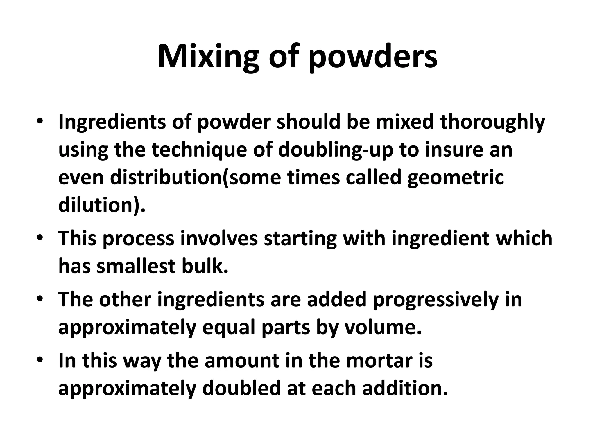 powders and granules presentation | PPTX