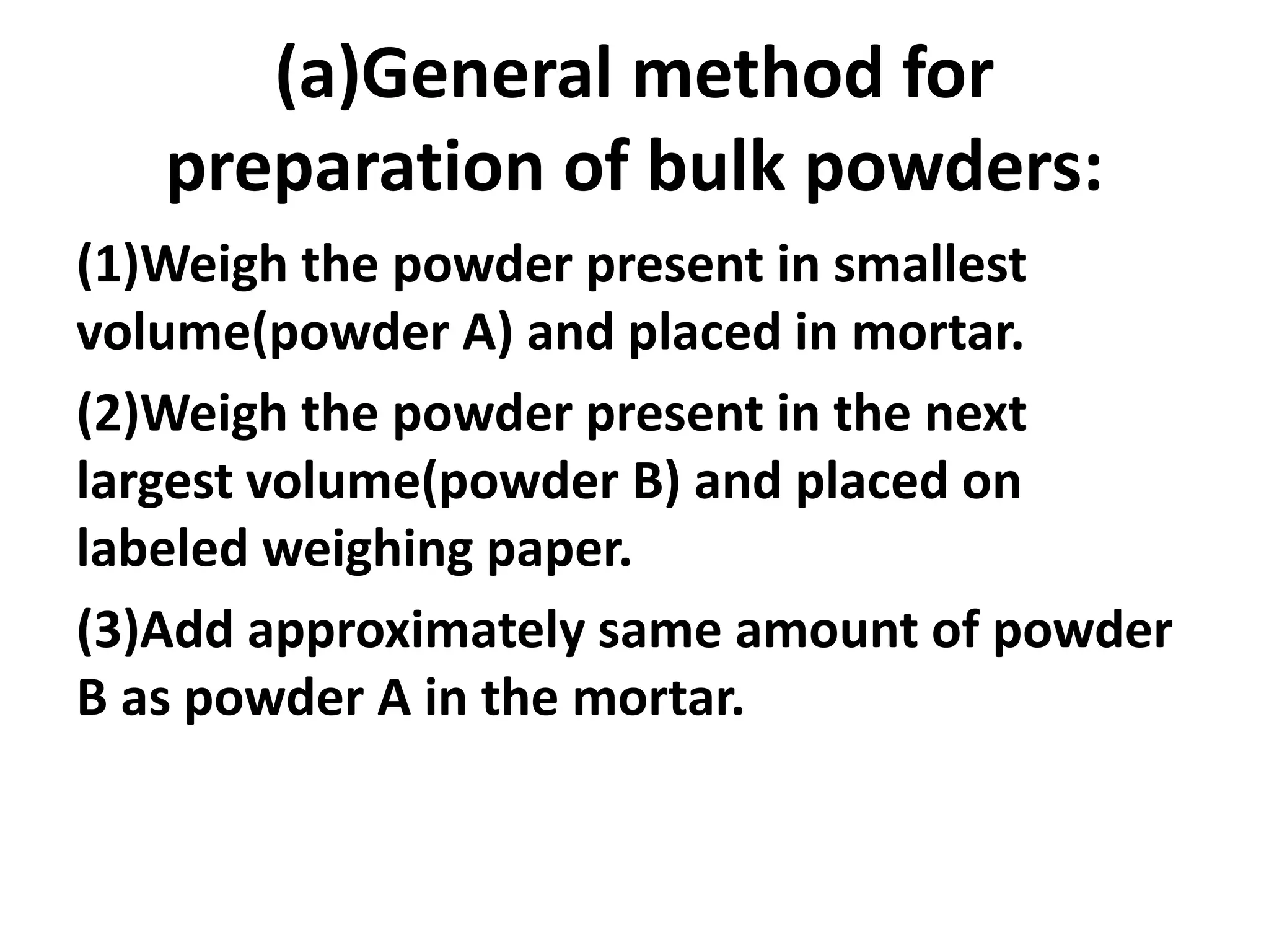 powders and granules presentation | PPTX