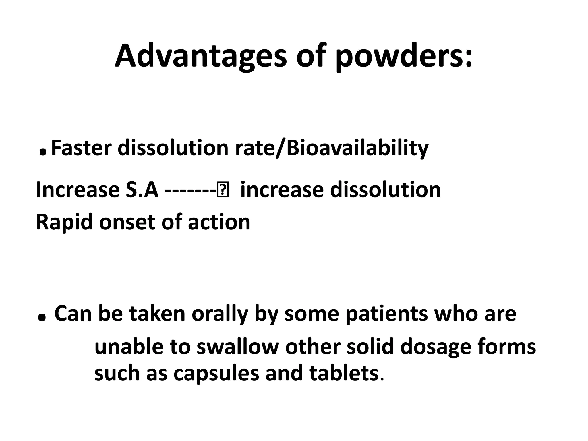 powders and granules presentation | PPTX