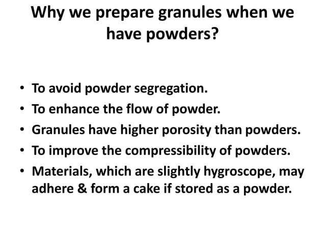 powders and granules presentation | PPTX | Skin Care | Beauty