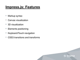 JavaScript Presentation Frameworks and Libraries | PPTX