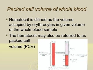 Packed Cell Volume Packed Cell Volume PCV Pcv Is The, 45% OFF