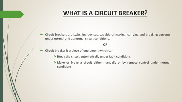 circuit breakers | PPTX | Computer Networking | Computing