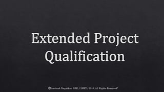 EPQ Presentation - Website/Artefact | PPTX