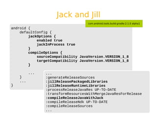 Eric Lafortune - The Jack and Jill build system | PDF