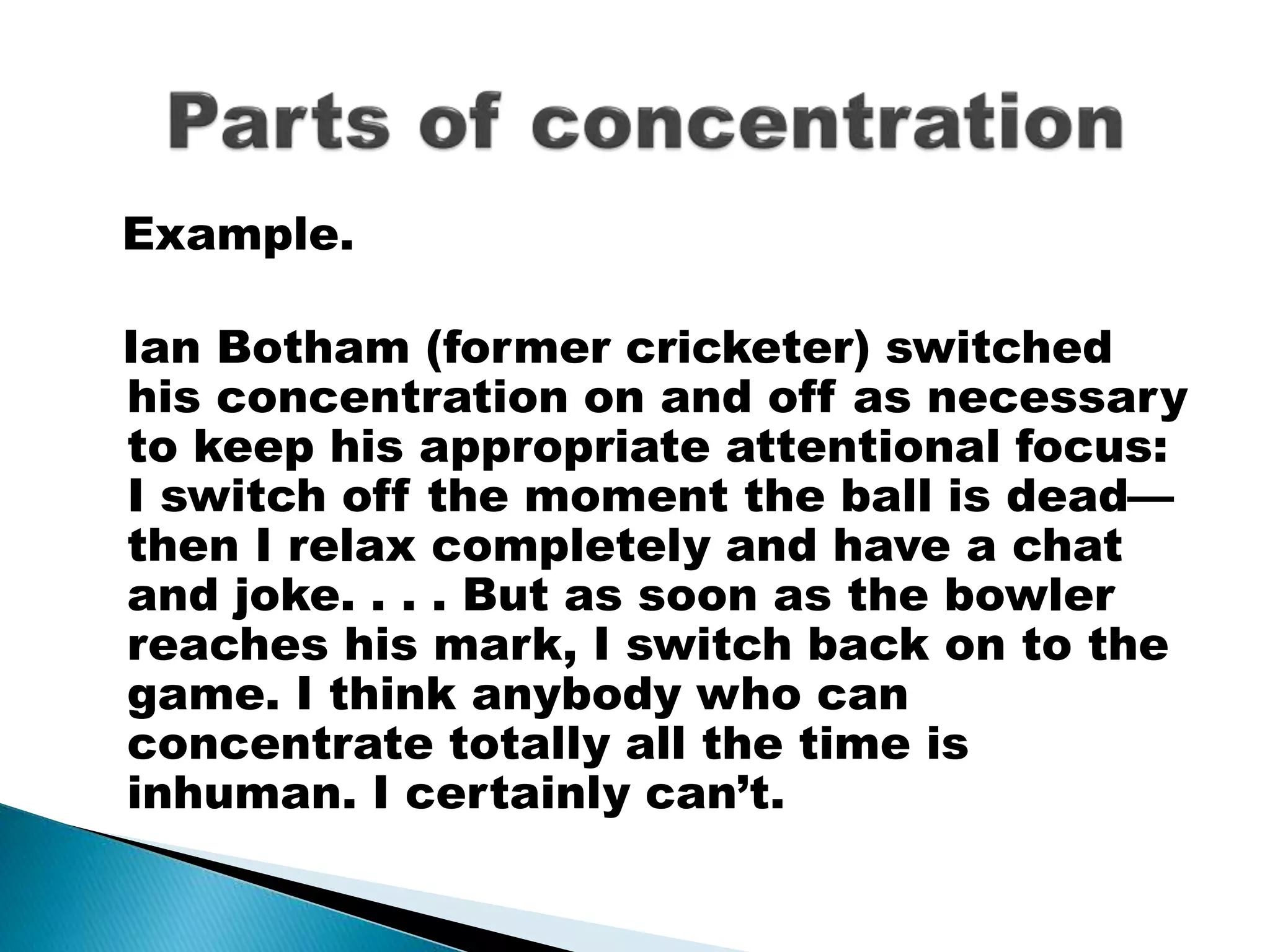 Concentration and parts of concentration | PPTX