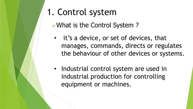 Monitoring and Control System | PPTX