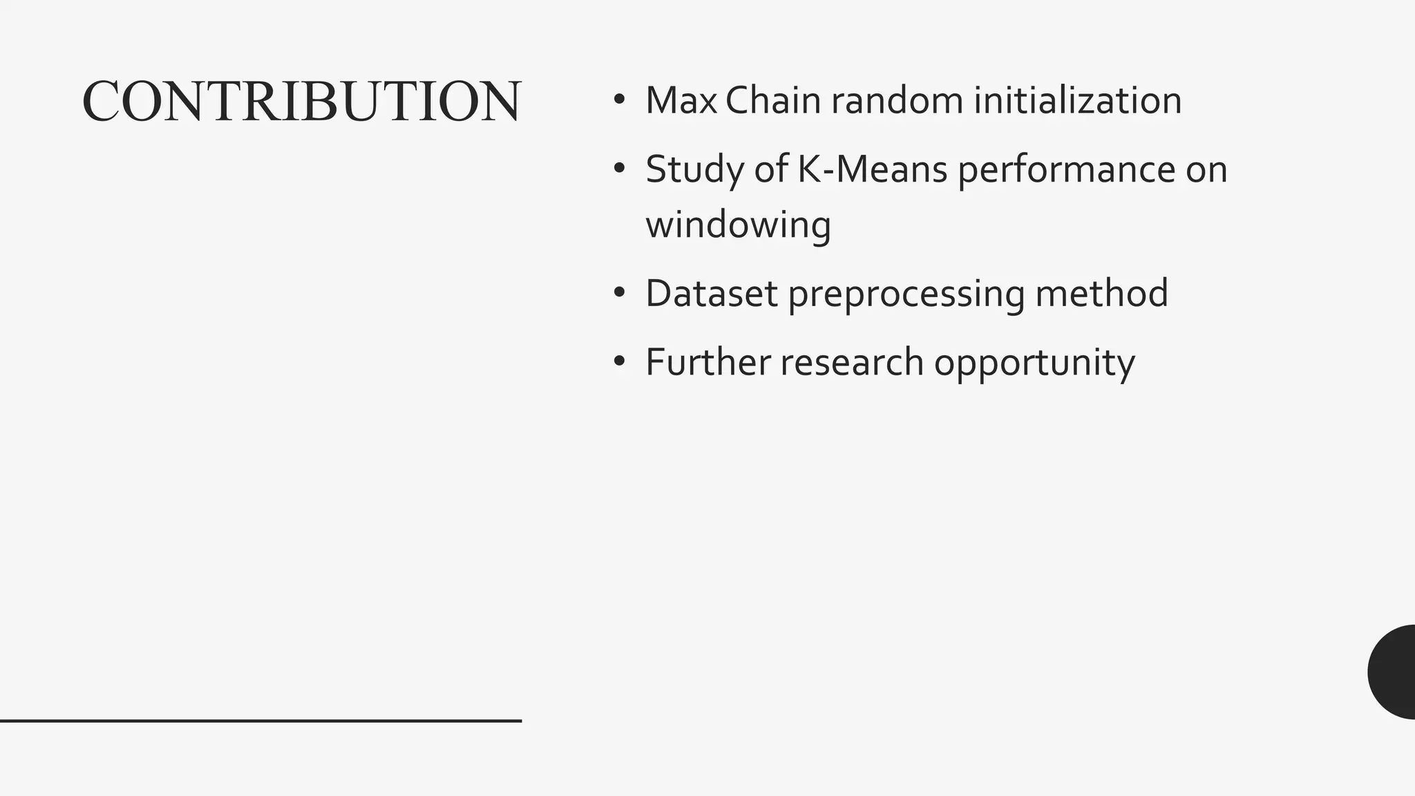 Ddos Detection Using Modified K Means Clustering With Chain Initialization Over Landmark Window