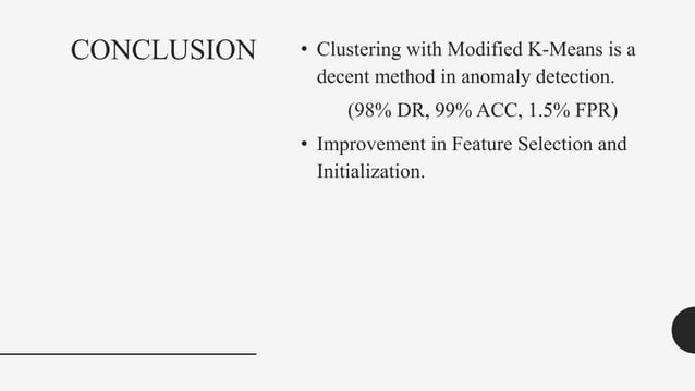 Ddos Detection Using Modified K Means Clustering With Chain Initialization Over Landmark Window