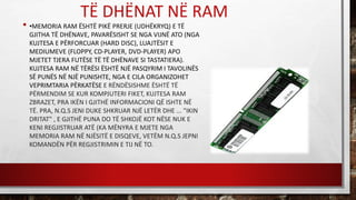 Memoria e brendshme | PPTX