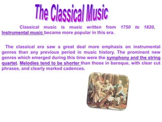 Evolution of western music | PPTX