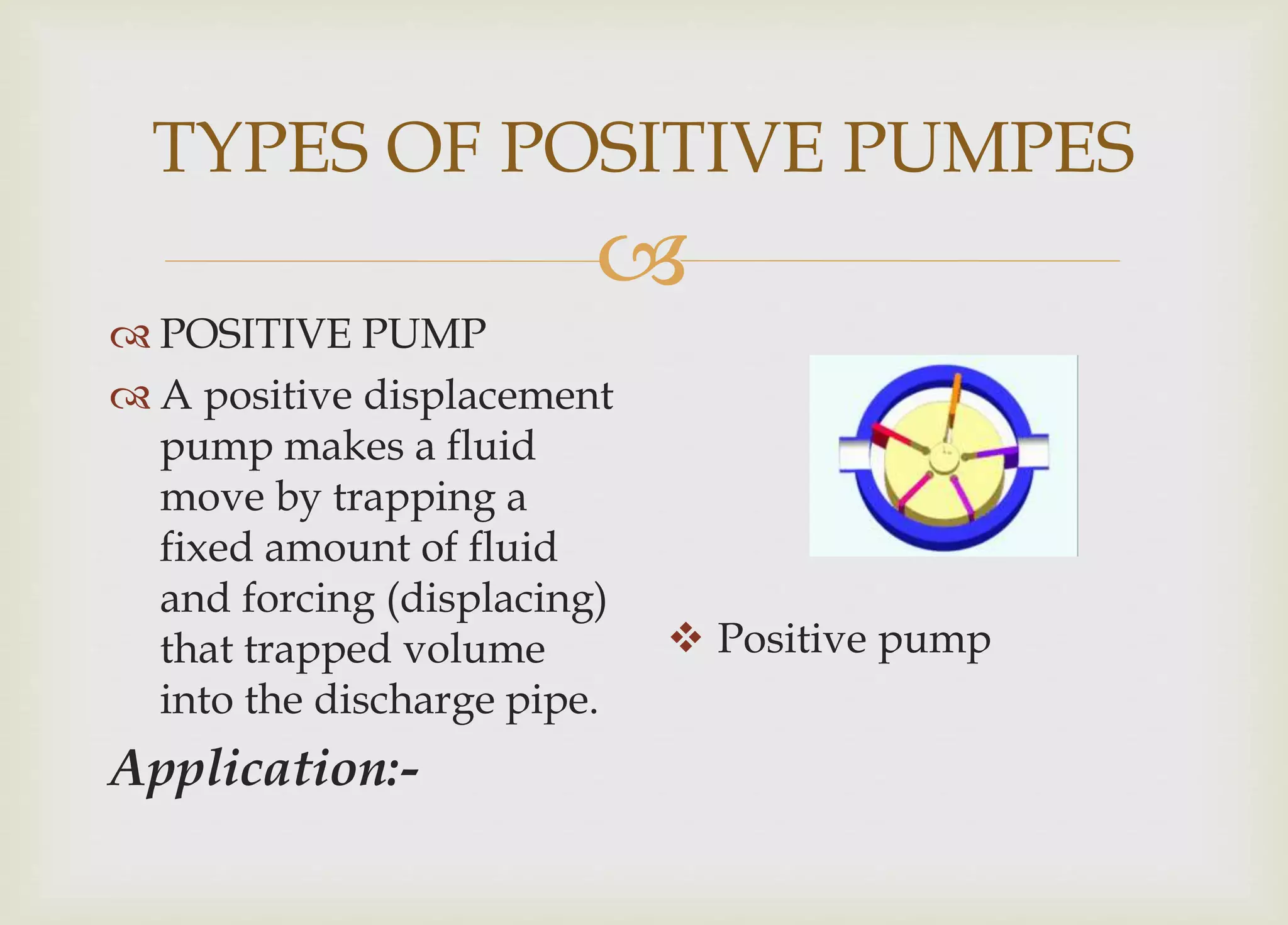 Pump, its types and applications presentation | PPTX