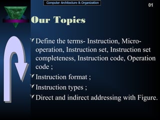 Computer Architecture & Organization | PPT