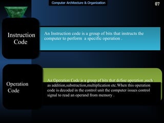 Computer Architecture & Organization | PPT