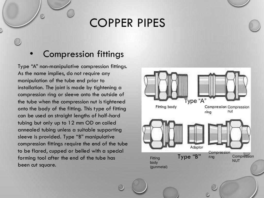 Types of pipes