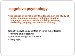 Cognition and Language | PPTX