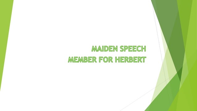 Maiden Speech Plan | PPT