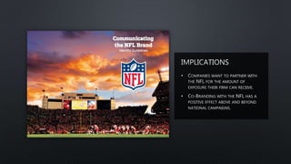 Marketing Project | Co-Branding with the NFL | PPTX