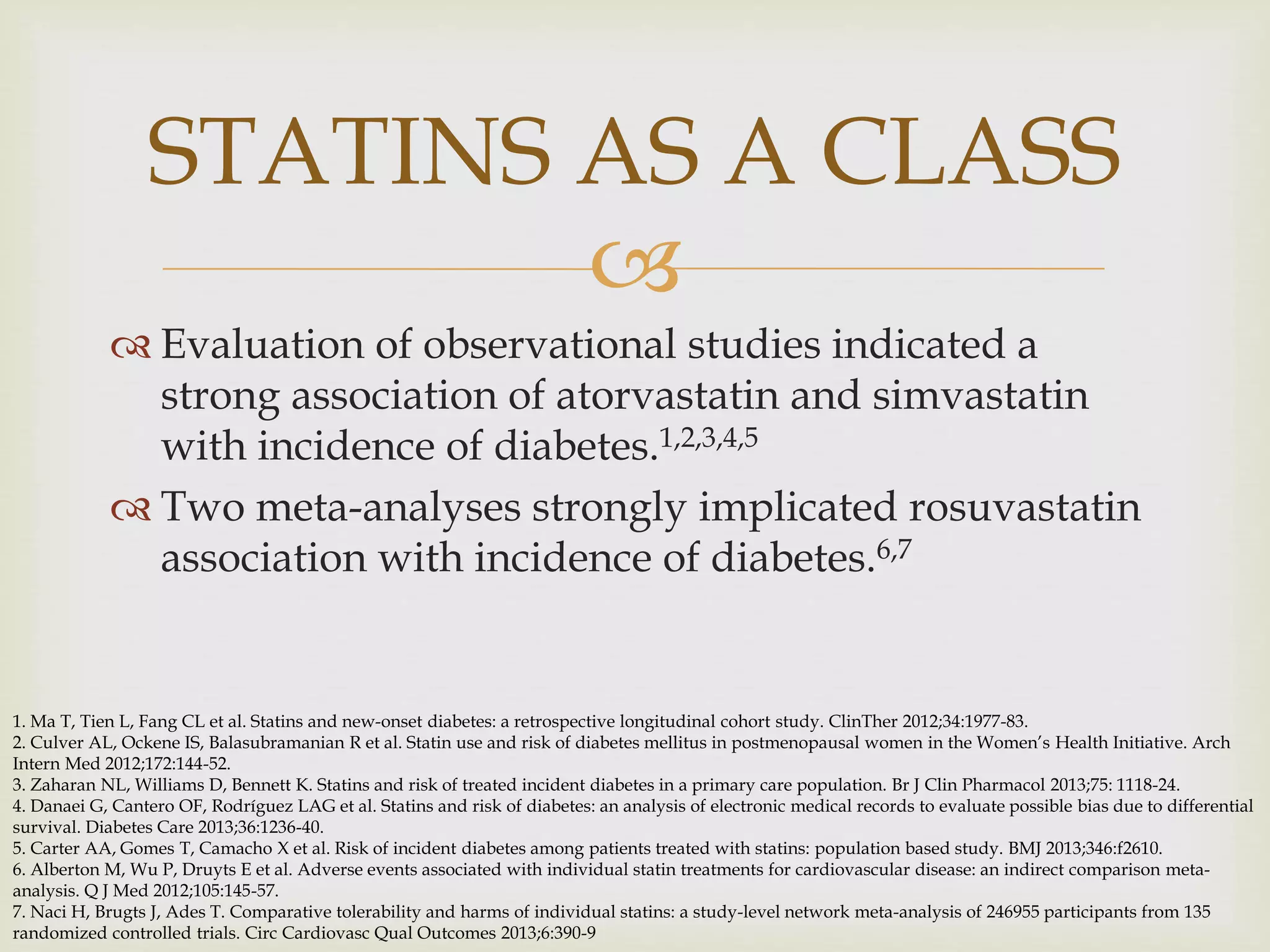 Statin Use and Diabetes Risk | PPTX