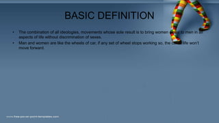 Presentation on feminism | PPTX