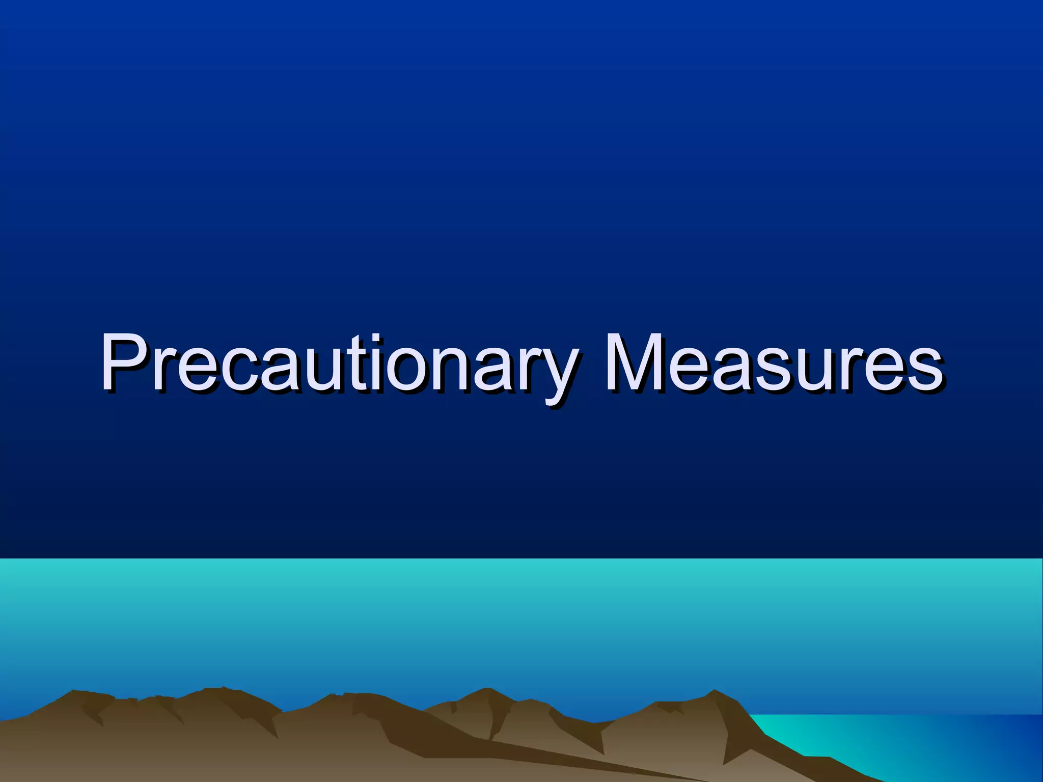 Virus Precautions | PPT