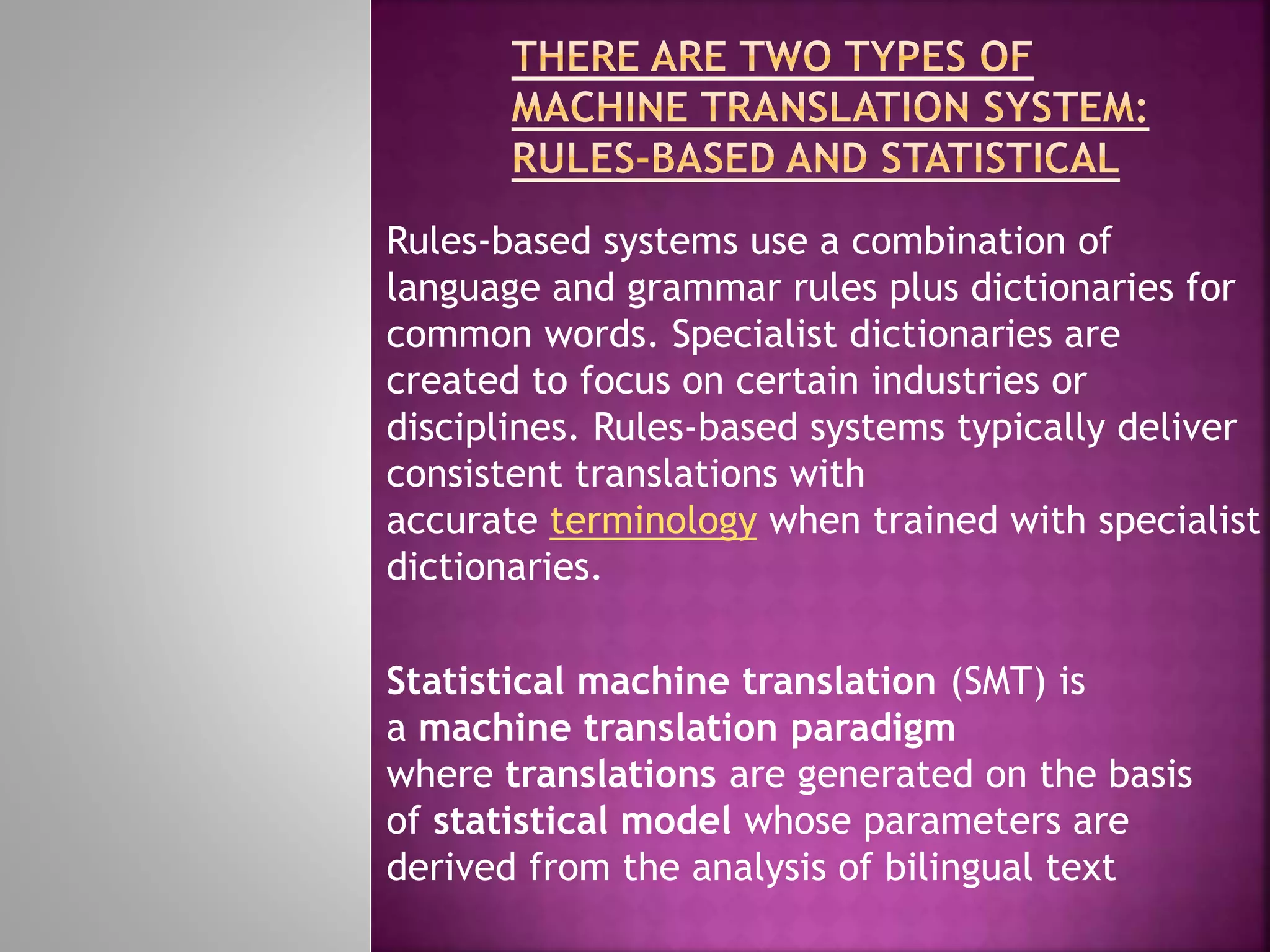 machine translation beginning... | PPT