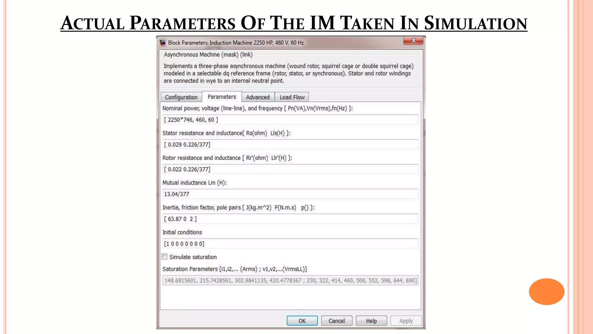 Induction Motor Tests Using Matlabsimulink Ppsx Physics Science