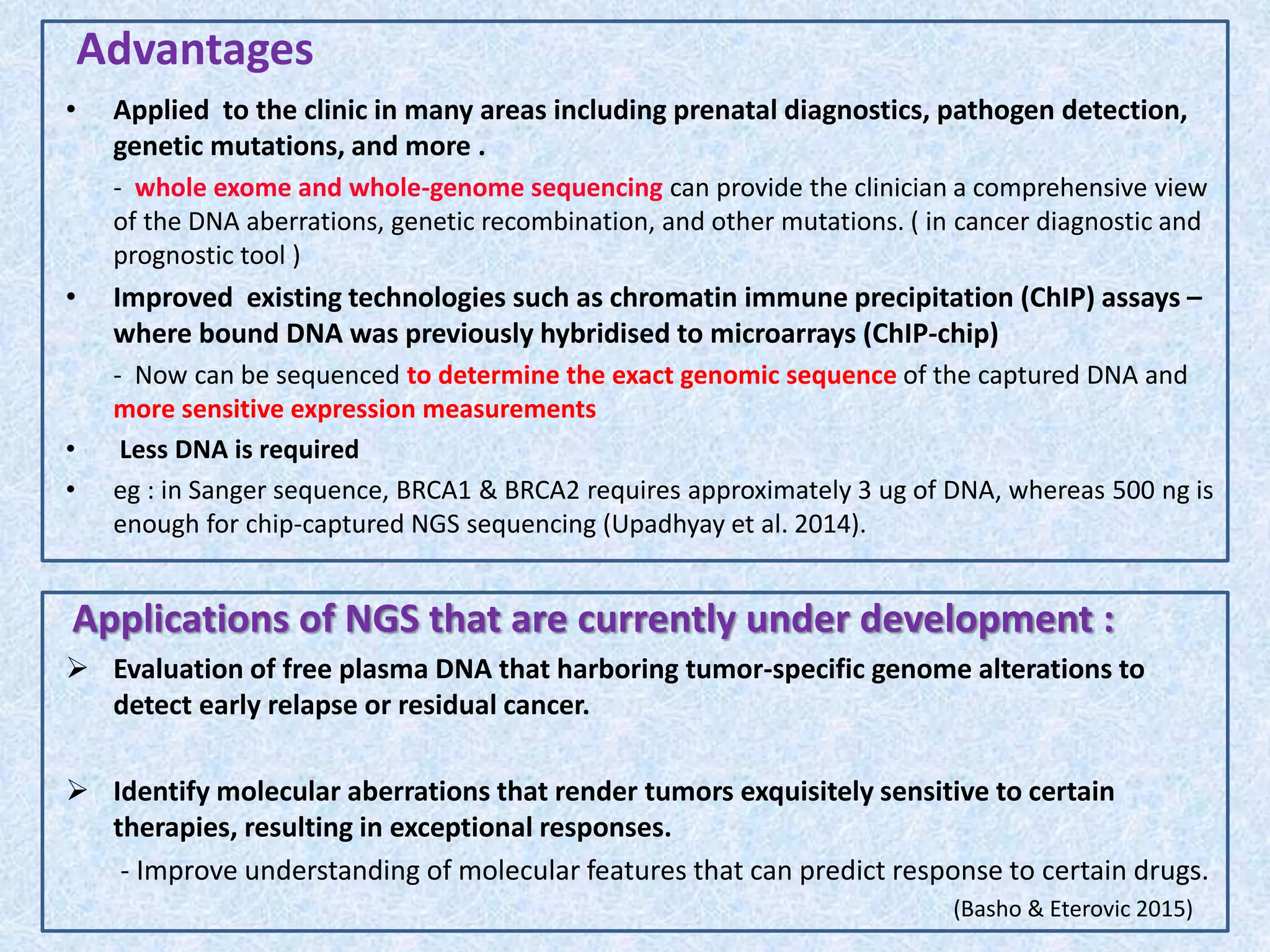 NGS in cancer treatment | PPTX