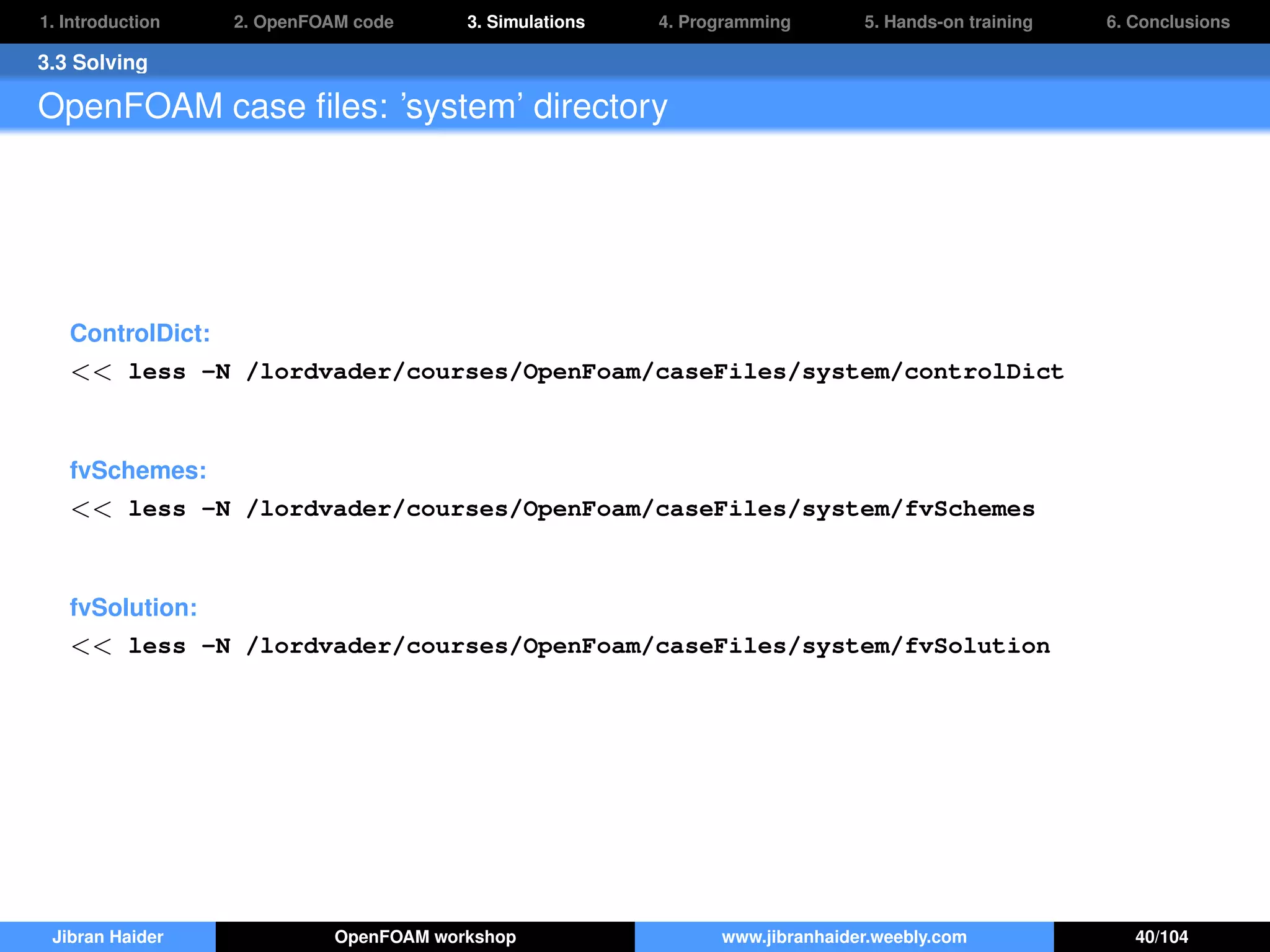 OpenFOAM for beginners: Hands-on training | PDF