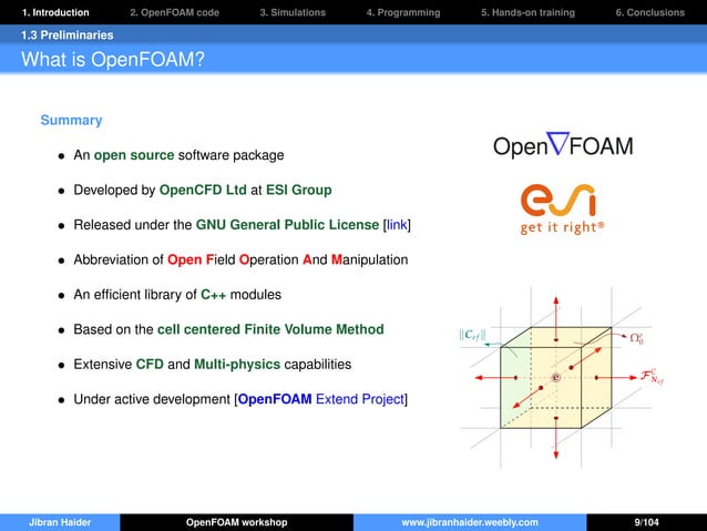 OpenFOAM for beginners: Hands-on training | PDF