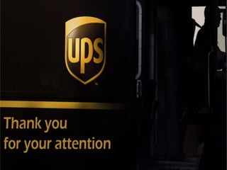 Presentation about UPS ethical | PPTX | Logistics and Transportation ...