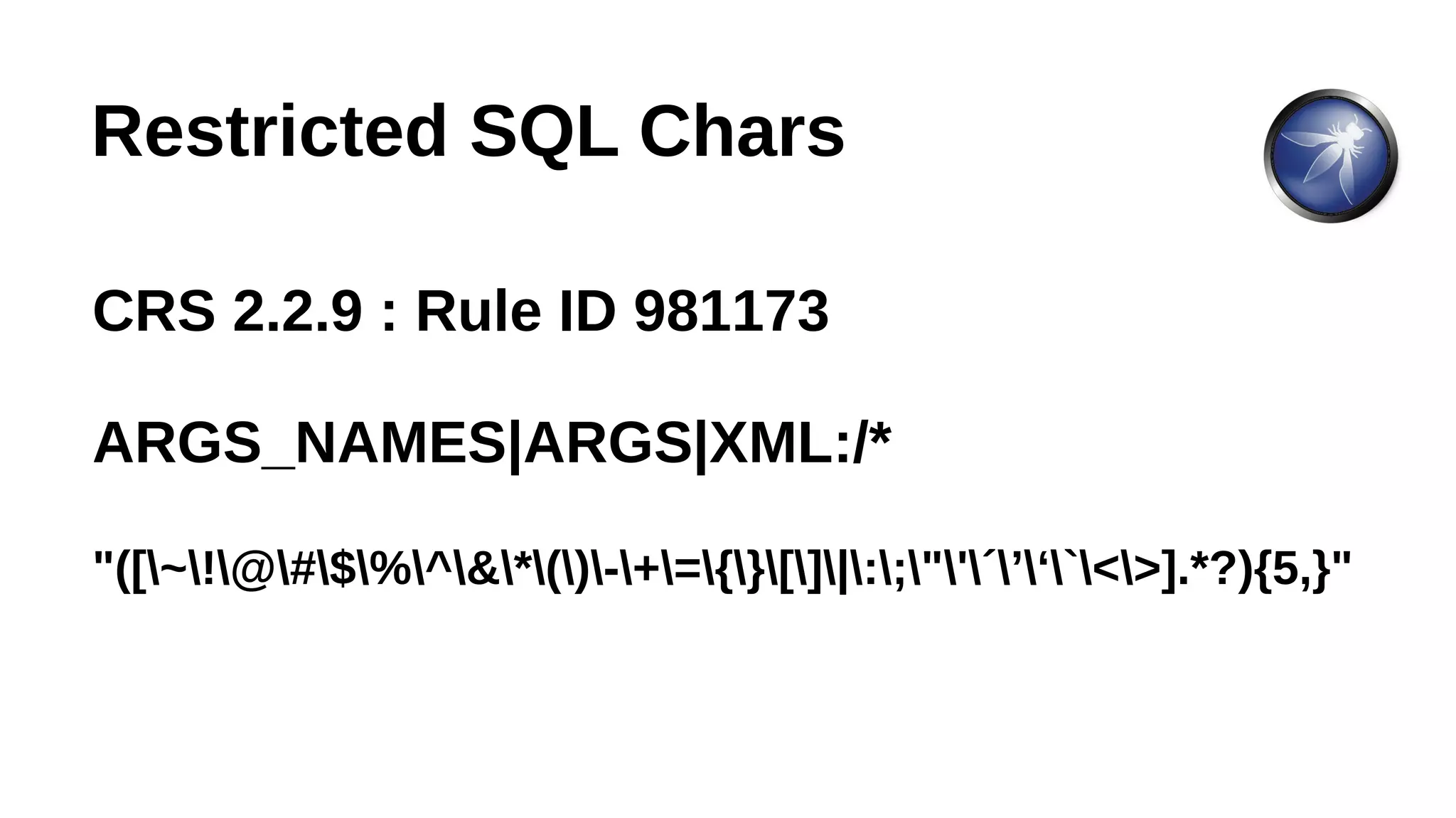 Owasp Modsecurity Core Rules Paranoia Mode Ppt Free Download