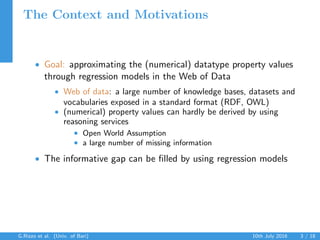 Inducing Predictive Clustering Trees for Datatype properties Values | PPT