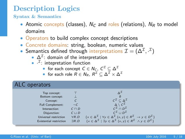 Inducing Predictive Clustering Trees For Datatype Properties Values Ppt