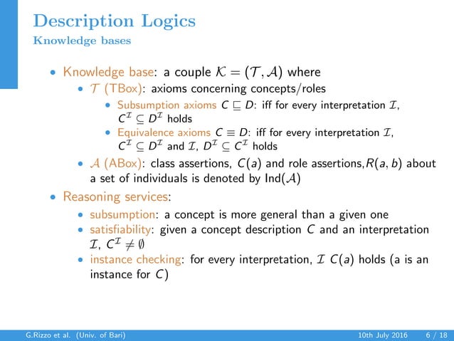 Inducing Predictive Clustering Trees For Datatype Properties Values Ppt