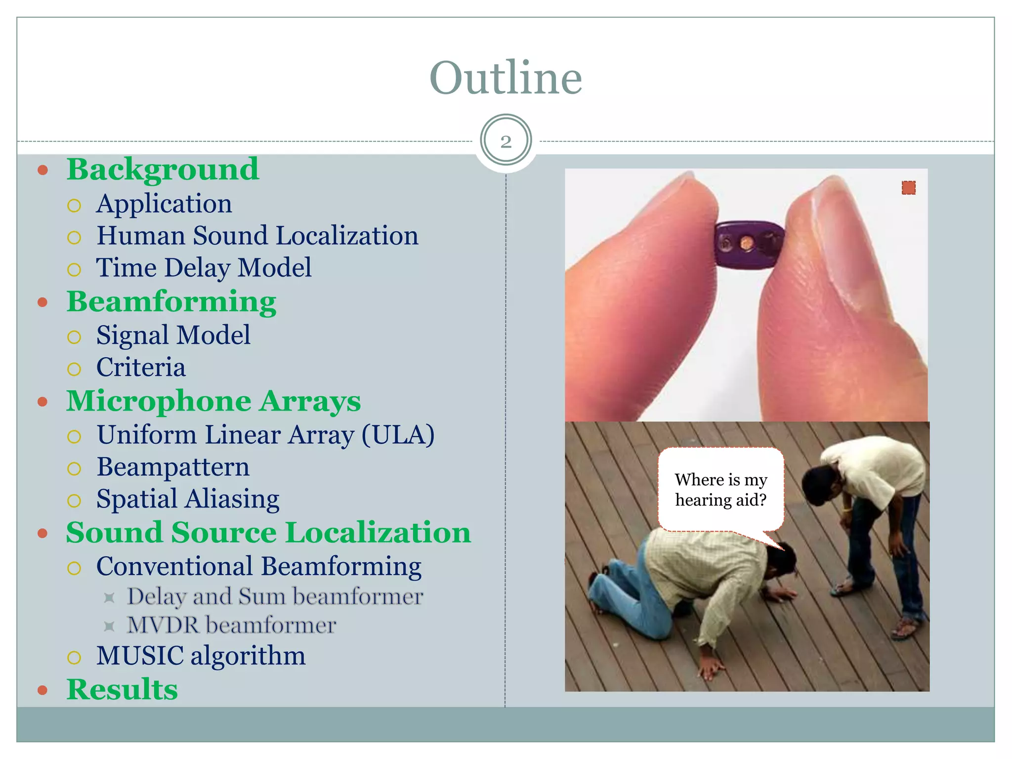 Beamforming And Microphone Arrays Pptx Digital Audio Computer Software And Applications
