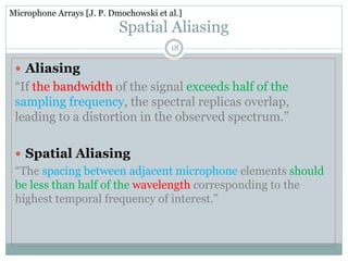 Beamforming and microphone arrays | PPTX